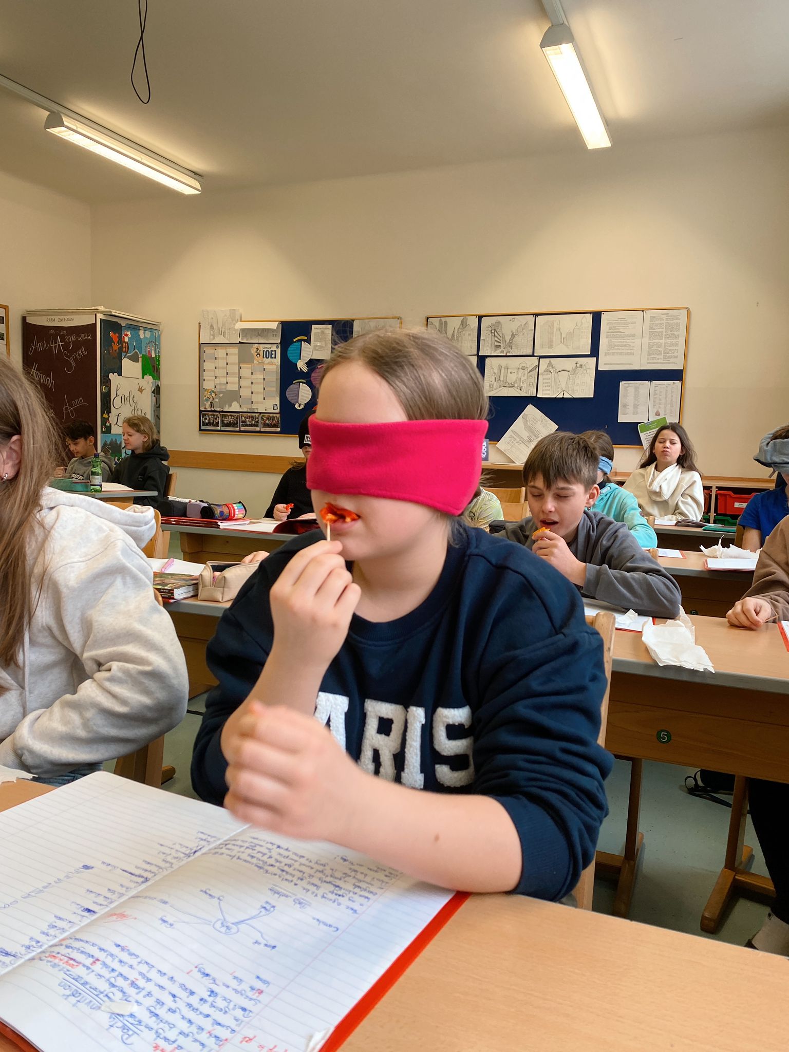 Exploring taste: Blind food tasting adventure with class 2a | Neue ...